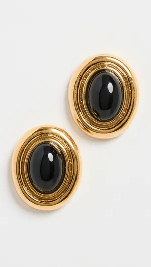 HEAVEN MAYHEM Prize Stud Earrings - Black