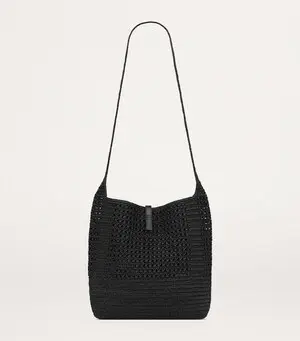 Saint Laurent Le 5 à 7 Supple Mini Leather Shoulder Bag - Black