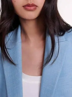Maje Textured Viscose Suit Jacket