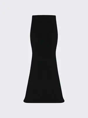 JEAN PAUL GAULTIER Long Skirt With Foam Detail - Black