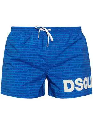 Dsquared2 Logo-print Swim Shorts - Blue