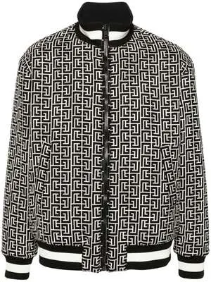 Balmain Monogram Reversible Bomber Jacket