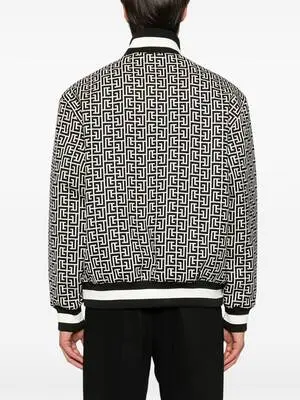 Balmain Monogram Reversible Bomber Jacket