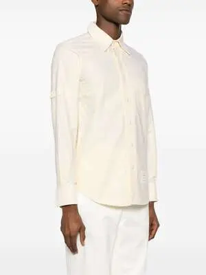 Thom Browne Armband-embellished Cotton Shirt - Yellow
