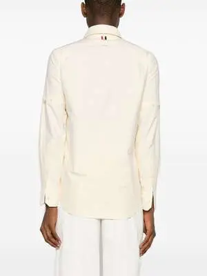 Thom Browne Armband-embellished Cotton Shirt - Yellow