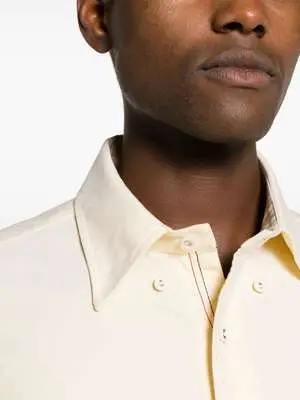 Thom Browne Armband-embellished Cotton Shirt - Yellow