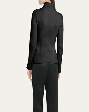 Giorgio Armani Cashmere-blend Knit Jacket