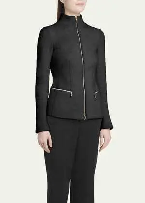Giorgio Armani Cashmere-blend Knit Jacket