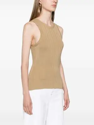 A.p.c. Lemaire Ribbed-jersey Tank Top - Brown