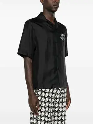 Amiri Logo-print Silk Shirt