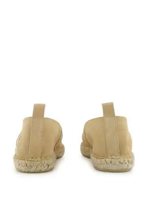 Frescobol Carioca Helio Calf Suede Espadrilles - Neutrals