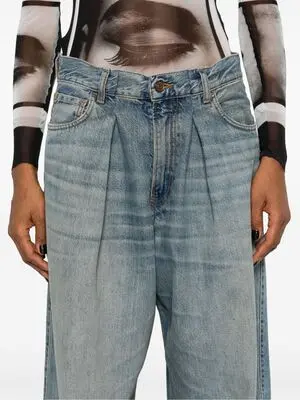HAIKURE Candy High-rise Wide-leg Jeans - Blue