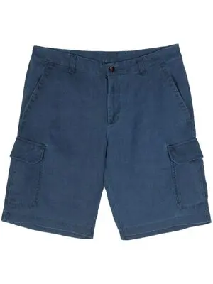 MOORER Aron Linen Cargo Shorts