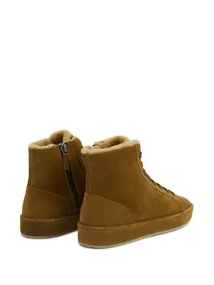 GIUSEPPE ZANOTTI Gz-city Suede High-top Sneakers - Brown