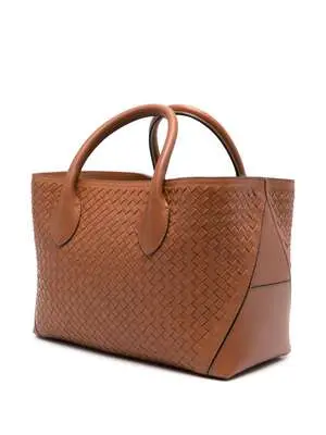 ASPINAL OF LONDON Medium London Woven Tote Bag - Brown