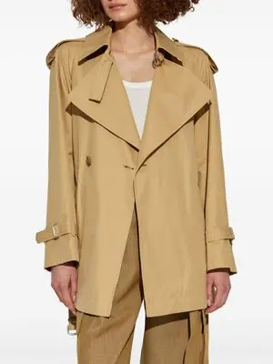 Burberry Belted Trench Jacket - Neutrals