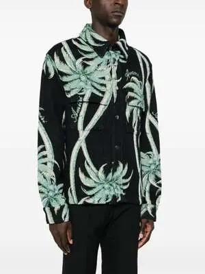 Amiri Twisted Palms Tapestry Overshirt