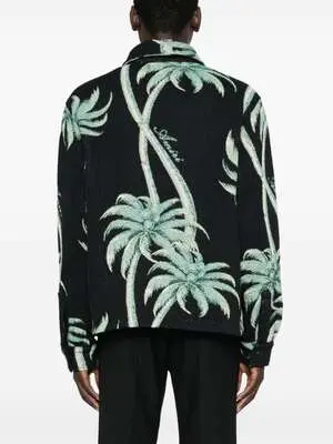 Amiri Twisted Palms Tapestry Overshirt