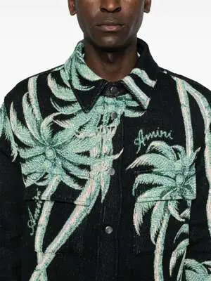 Amiri Twisted Palms Tapestry Overshirt