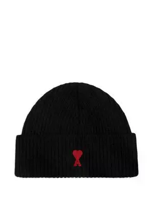 Ami De Coeur Wool Beanie - Black