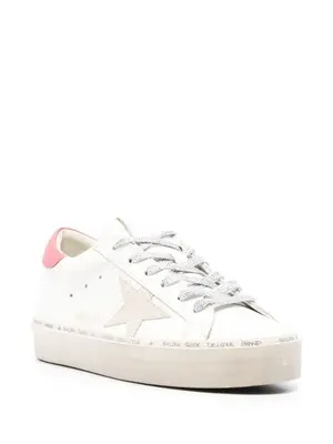 GOLDEN GOOSE Hi Star Leather Sneakers