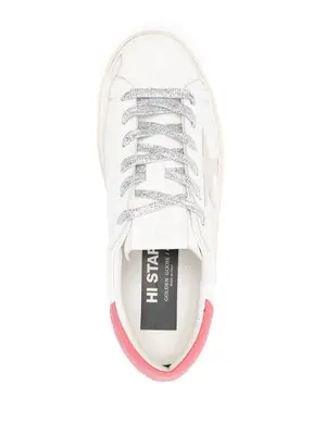 GOLDEN GOOSE Hi Star Leather Sneakers