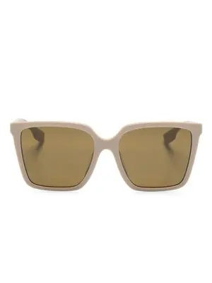 Burberry Square Frame Sunglasses - Neutrals