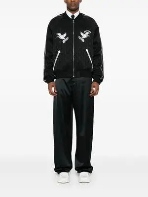 MARINE SERRE Moon Diamant Jacquard Bomber Jacket