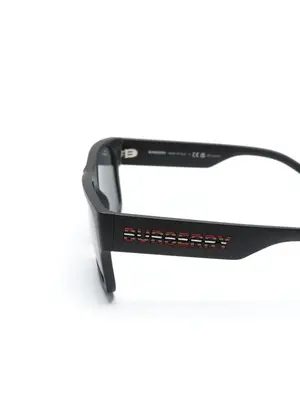 Burberry Logo-embossed Square-frame Sunglasses