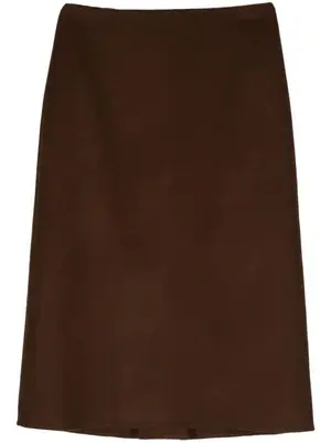 Ermanno Scervino Double Wool Pencil Skirt
