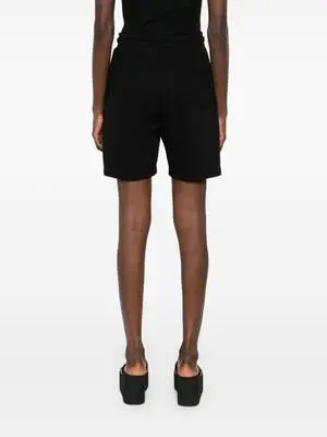 LOULOU Crystal-embellished Track Shorts