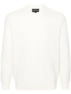 Emporio Armani Crew-neck Virgin Wool Jumper