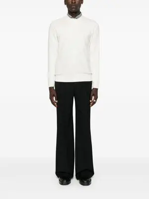 Emporio Armani Crew-neck Virgin Wool Jumper
