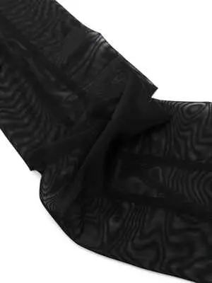 IOANA CIOLACU Elbow-length Mesh Gloves - Black
