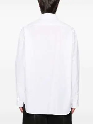 Acne Studios Logo-embroidered Cotton Shirt