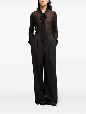 AMI Paris Acot Silk Blouse