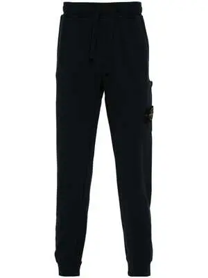 Stone Island Patch-pocket Drawstring Trousers - Blue