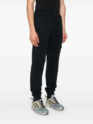 Stone Island Patch-pocket Drawstring Trousers - Blue