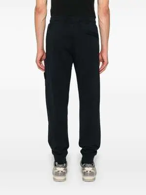 Stone Island Patch-pocket Drawstring Trousers - Blue