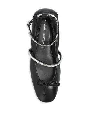 STUART WEITZMAN Stefanie Ballerina Shoes - Black