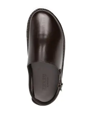 Hereu Cargol Whipstitch Leather Sandals