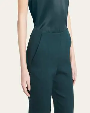 Giorgio Armani Slim-leg Stretch Wool Trousers