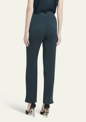 Giorgio Armani Slim-leg Stretch Wool Trousers