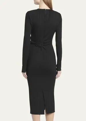 Giorgio Armani Milano Jersey Sheath Dress