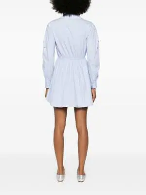 SELF-PORTRAIT Crystal-embellished Shirtdress