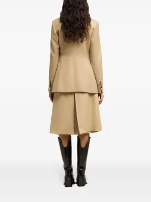 AMI Paris Double-breasted Blazer - Neutrals
