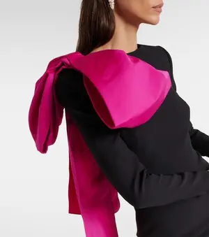 Safiyaa Ines Bow-detail Gown