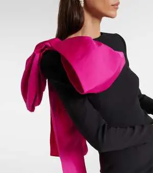 Safiyaa Ines Bow-detail Gown