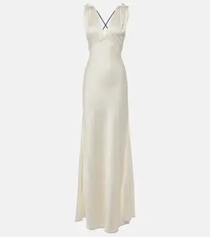 Victoria Beckham Metallic Evening Dresses