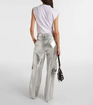 Isabel Marant Étoile Divina Wide-leg Cargo Jeans